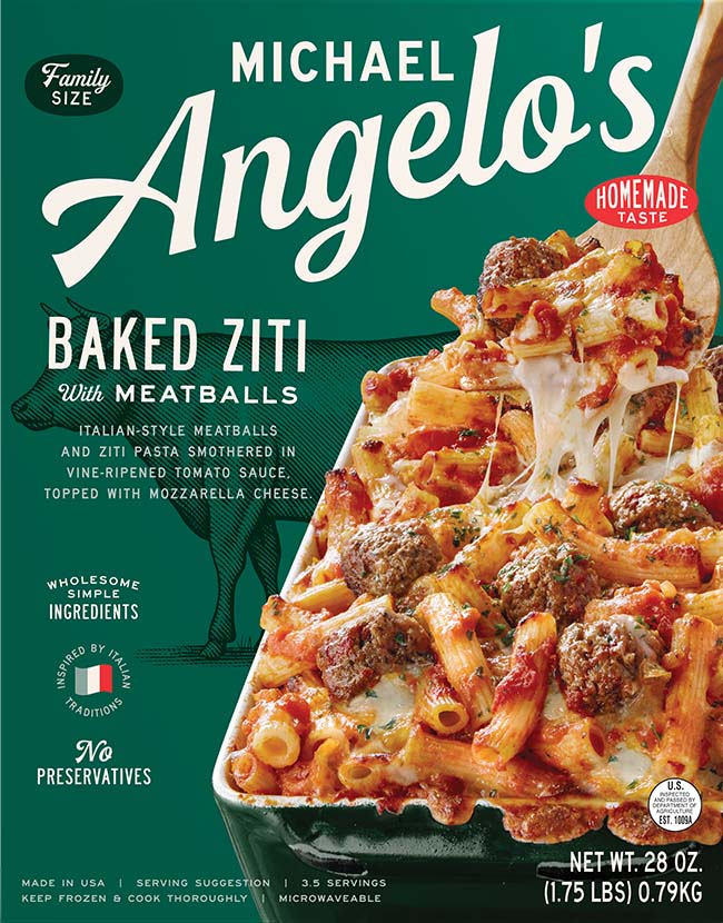 Baked Ziti with Meatballs | Michael Angelo's